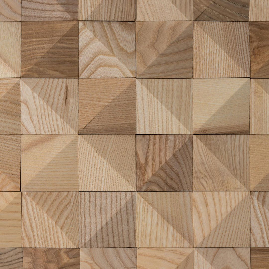 Decorative Oak Wood Wall Panel - Kota (1 m²) | Finnmark Sauna