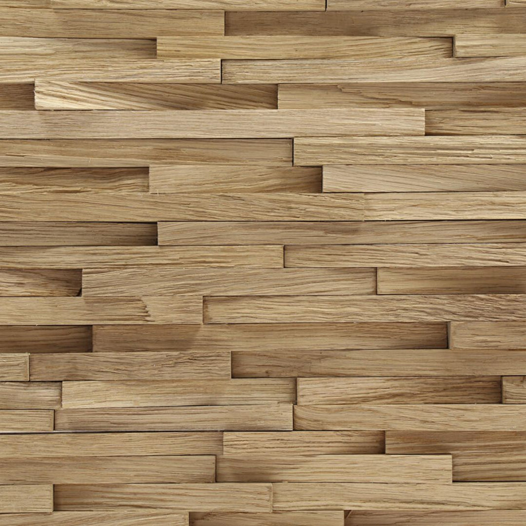 Decorative Oak Wood Wall Panel - Trail (1 m²)| Finnmark Sauna