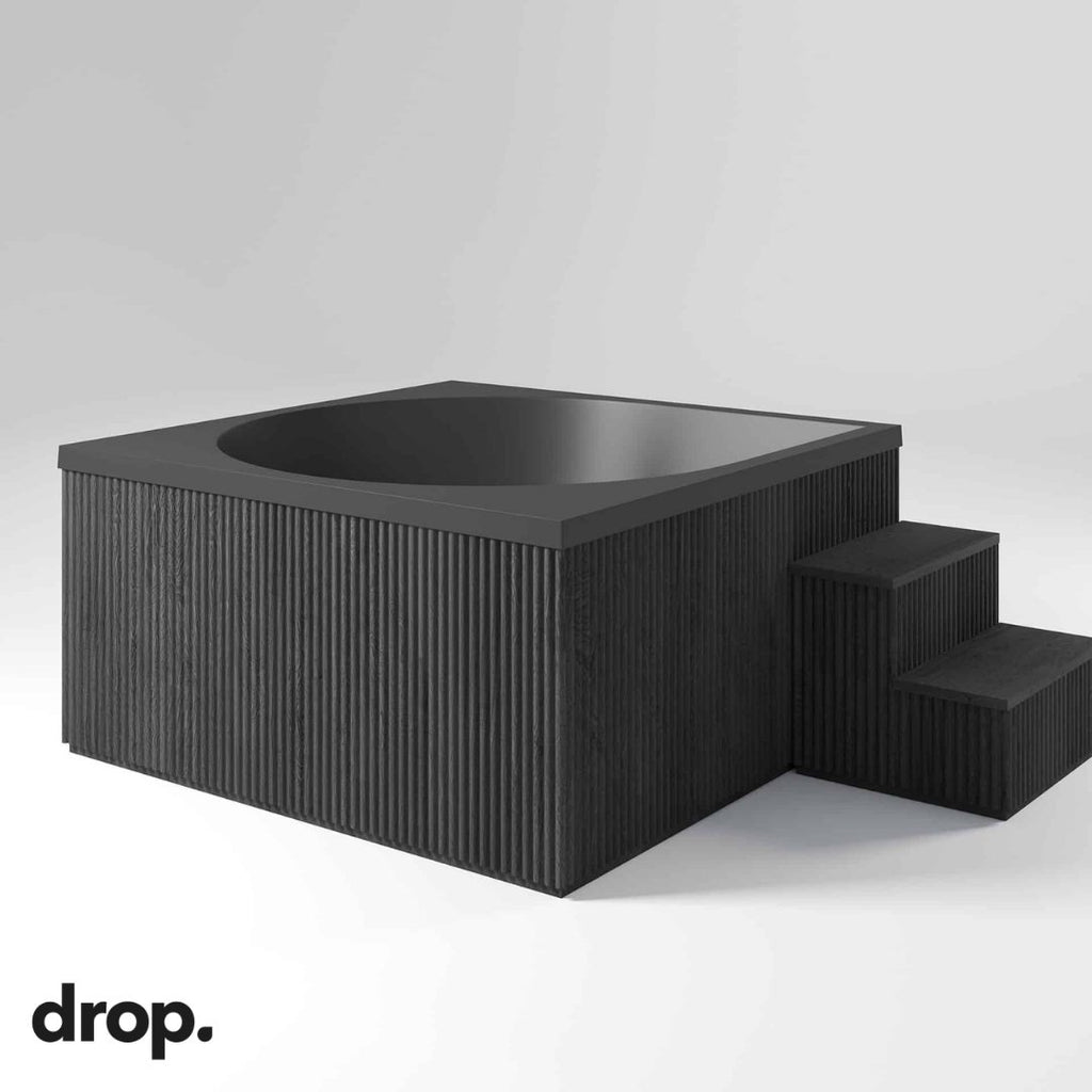 Drop Vuolle Outdoor Spa by Drop Design Pool | Cloud Nine Steam