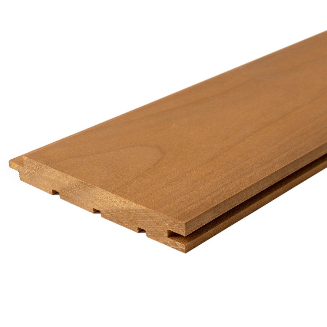 Thermo Aspen Sauna Wood Cladding STS4 120mm (Pack of 6) by Finnmark Sa