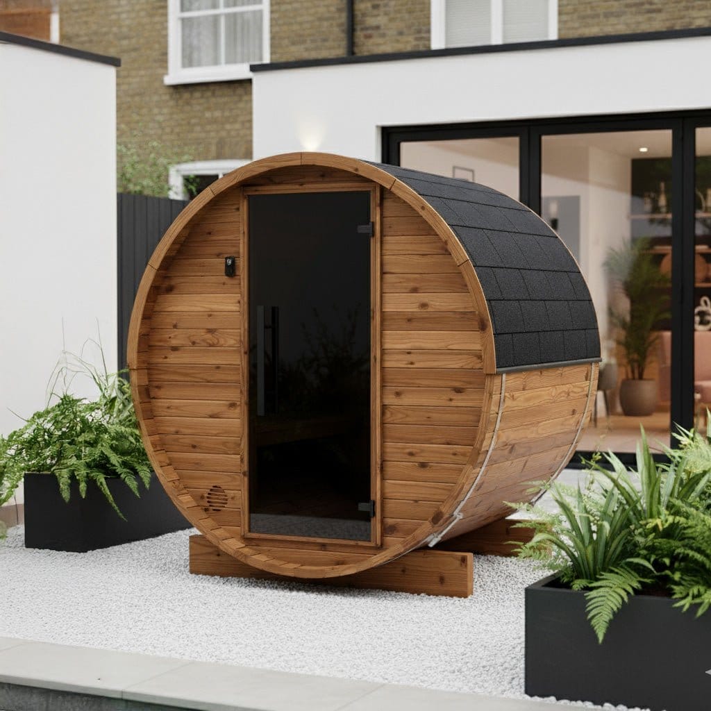 Thermo Wood Barrel Sauna - Micro | Finnmark Sauna