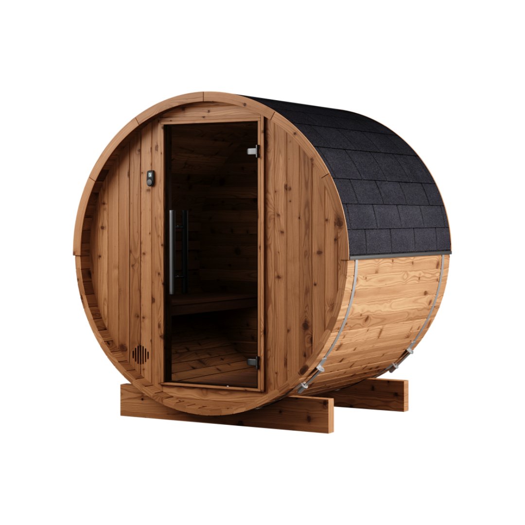 Thermo Wood Barrel Sauna - Micro | Finnmark Sauna