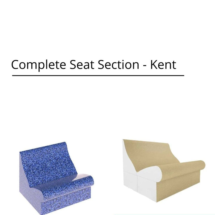 Tileable Steam Room Complete Seat Section 1.2 m - Kent | Finnmark Sauna