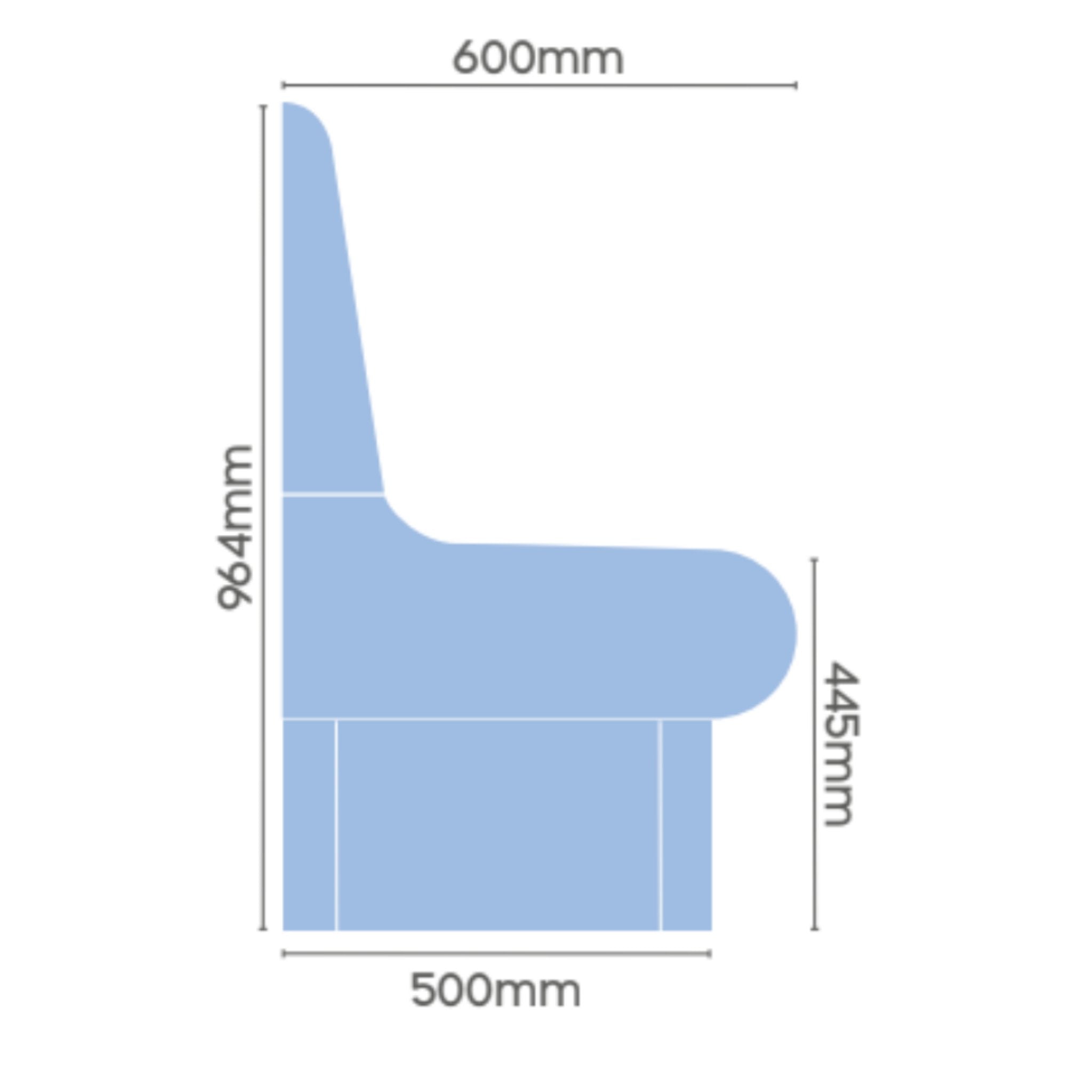 Tileable Steam Room Complete Seat Section - Buckingham | Cloud Nine ...