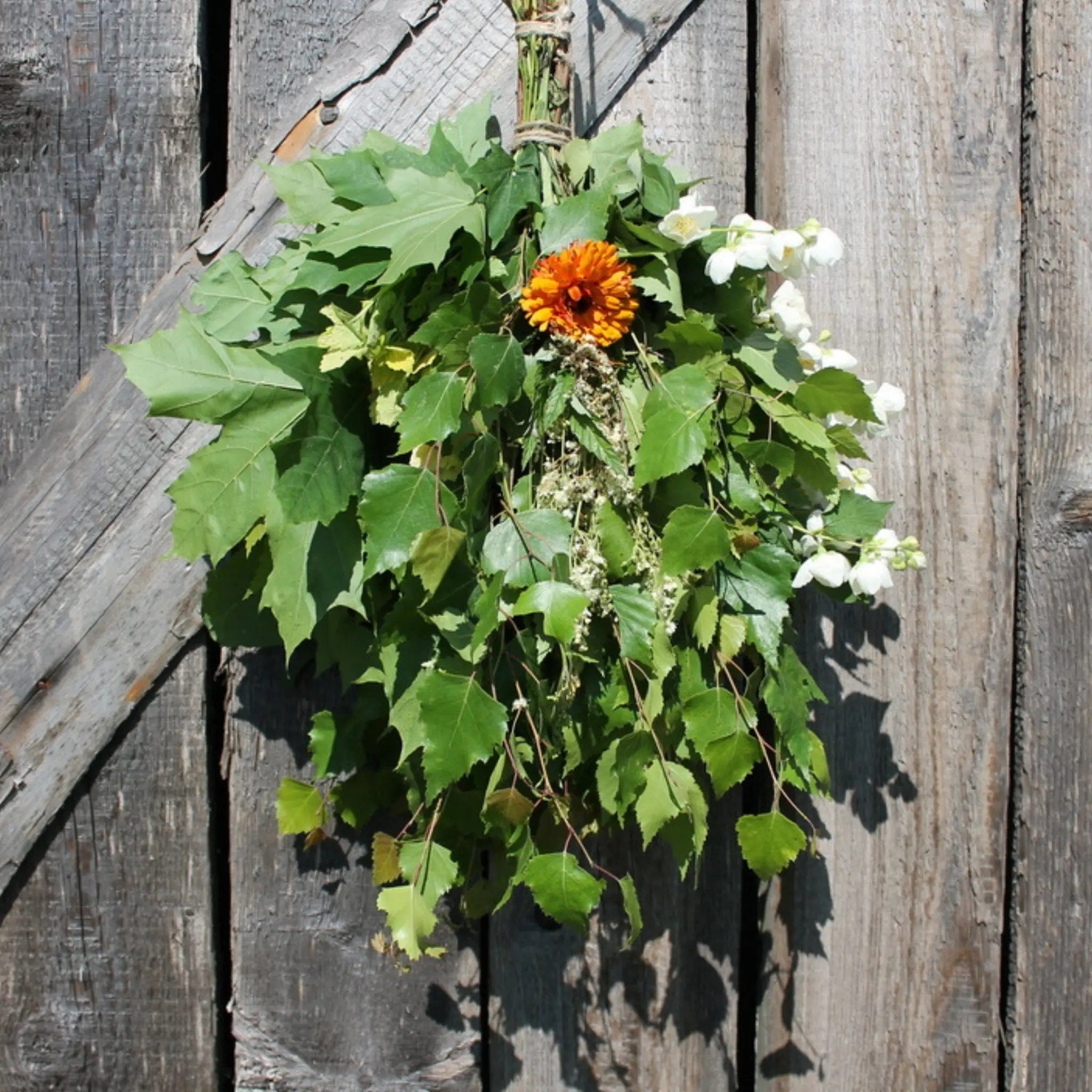 Dried Hand Made Sauna Whisk / Sauna Vihta - Herbal