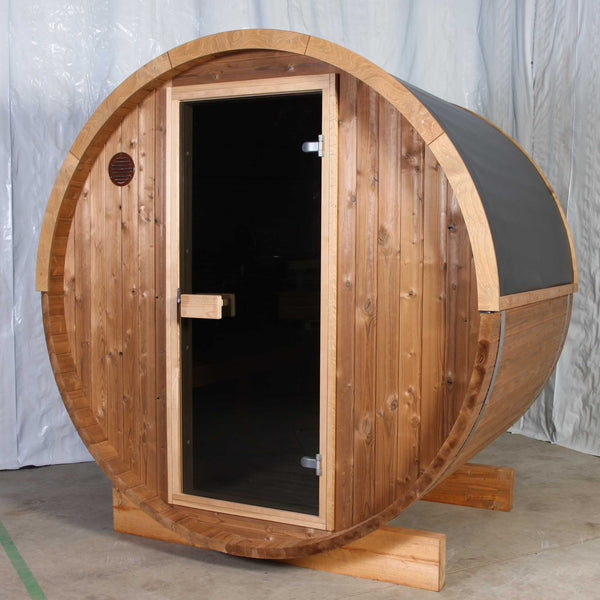 Thermo Wood Barrel Sauna - Micro | Finnmark Sauna