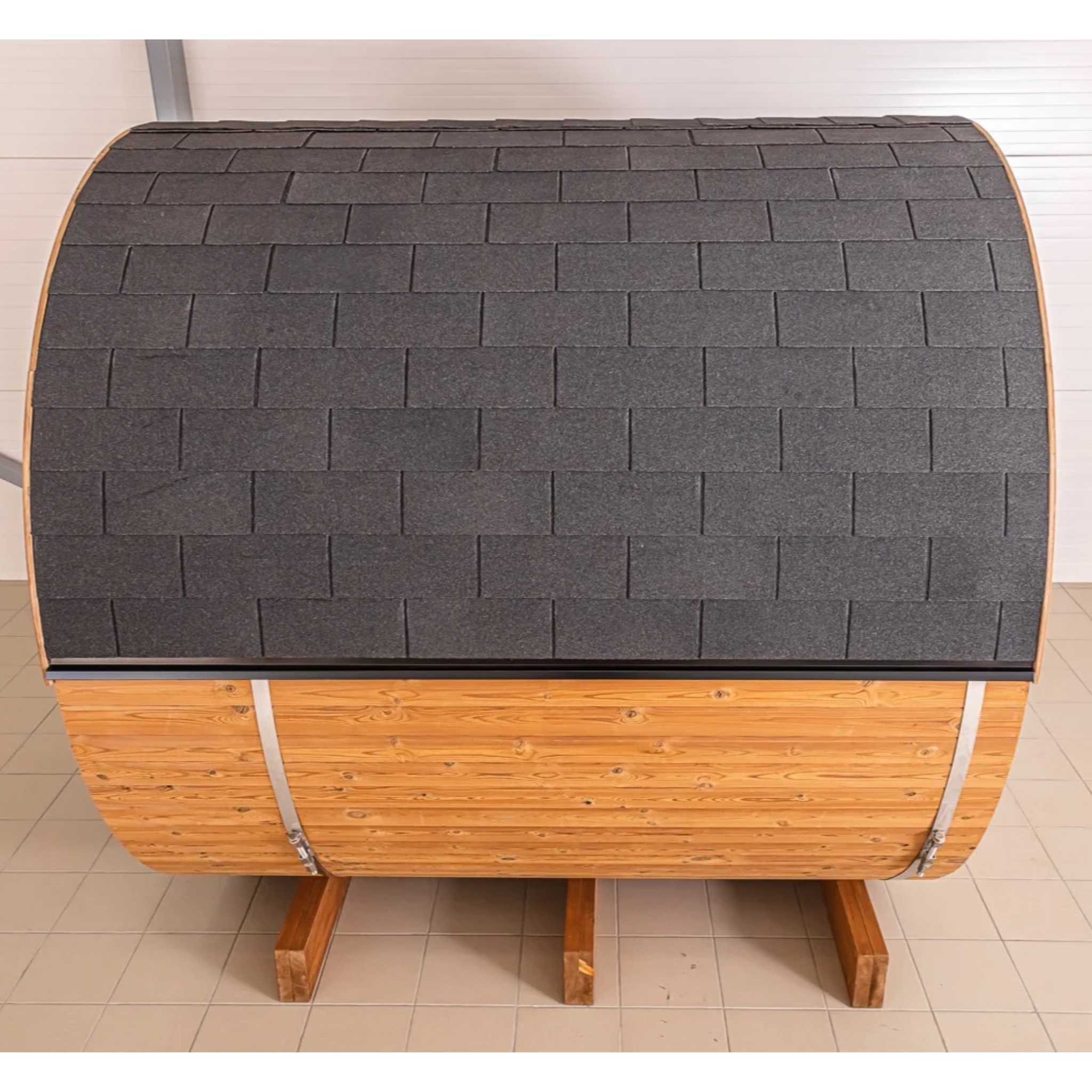 Thermo Wood Barrel Sauna - Small | Finnmark Sauna